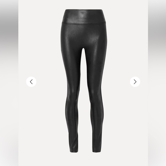 SPANX | Pants & Jumpsuits | Spanx Faux Leather Leggings Women Size S ...